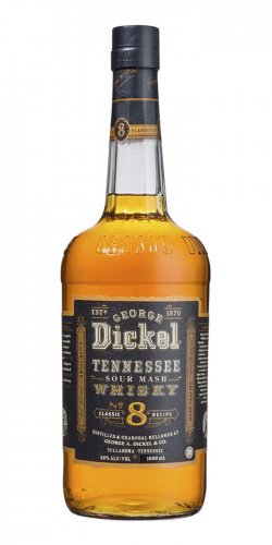 George Dickel No. 8 Tennessee Sour Mash Whisky 40% vol. 1.0l