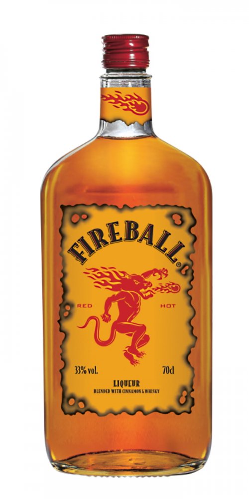 Fireball Likör mit Zimt und Whisky 33% vol. 0.7l