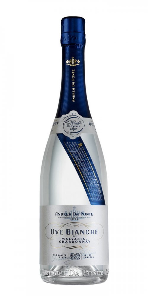 Grappa Andrea da Ponte Uve Bianche di Malvasia e Chardo