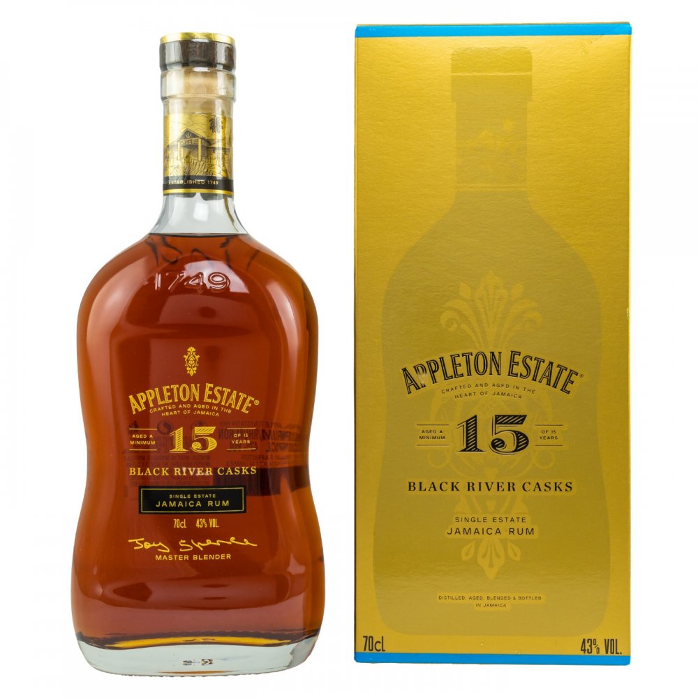 Appleton Estate 15 Jahre Black River Cask Jamaica Rum 43% vol. 0.7l