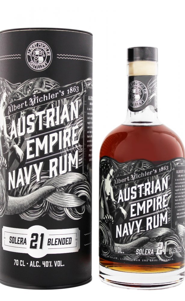 Austrian Empire Navy Rum Solera 21 40%vol. 0,7l