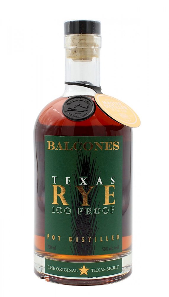 Balcones Texas Rye 100 Proof 50% vol. 0.7l