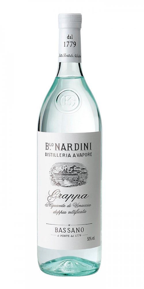 Grappa Nardini Bianca 50% vol. 1.0l