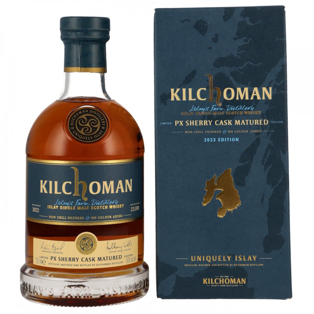Kilchoman PX Sherry Matured · Edition 2023 · 50% 0,7l