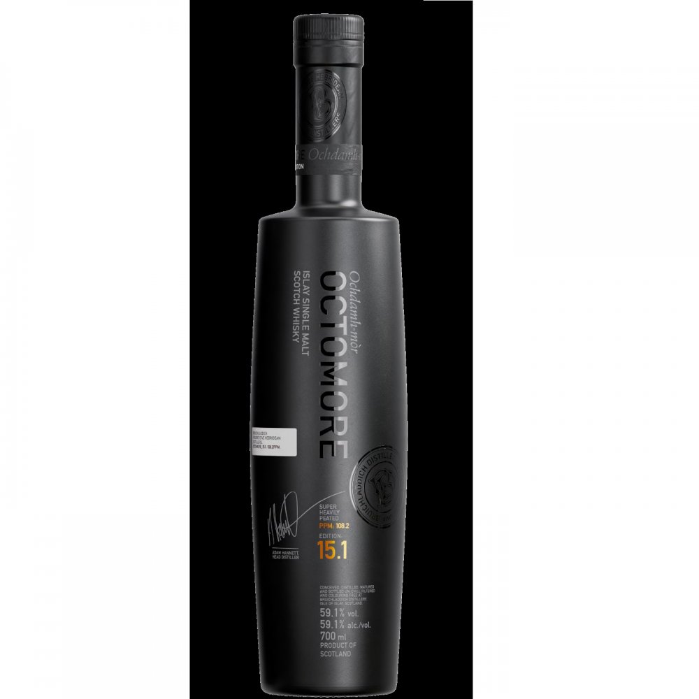 Octomore 15.1 5 Jahre Release 2024 59,1% vol. 0.7l