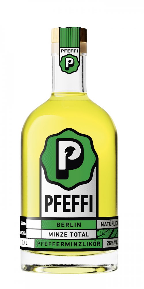 Pfeffi Berlin Pfefferminzlikör 0,7l 26%vol.