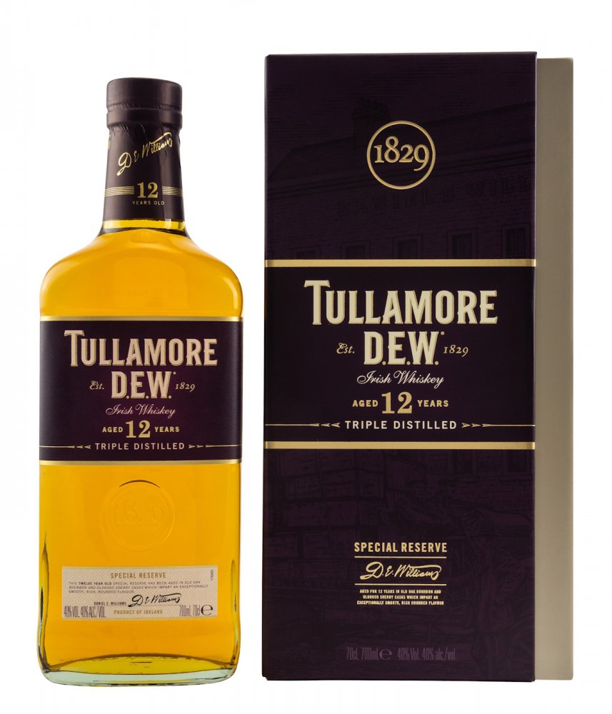 Tullamore Dew 12 Jahre 0,7L 40% Vol.